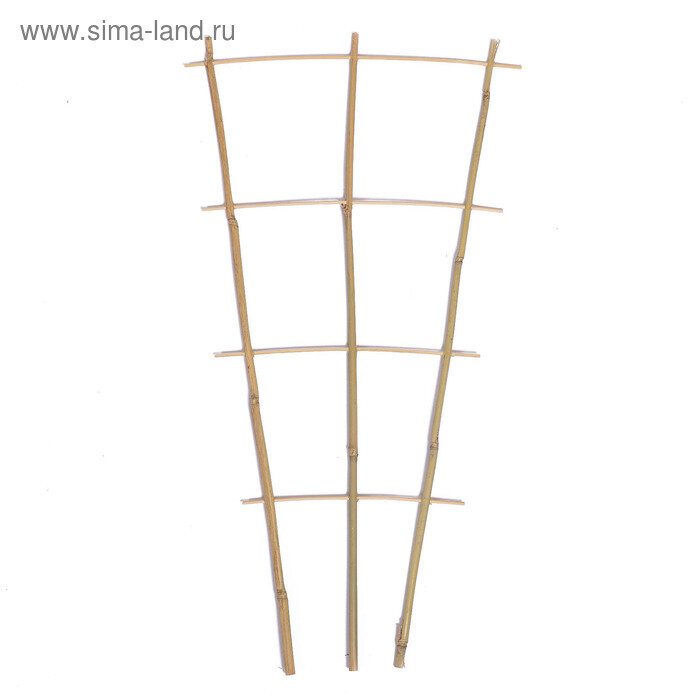 Шпалера, 60×32×1 см, бамбук, «Двойная», Greengo