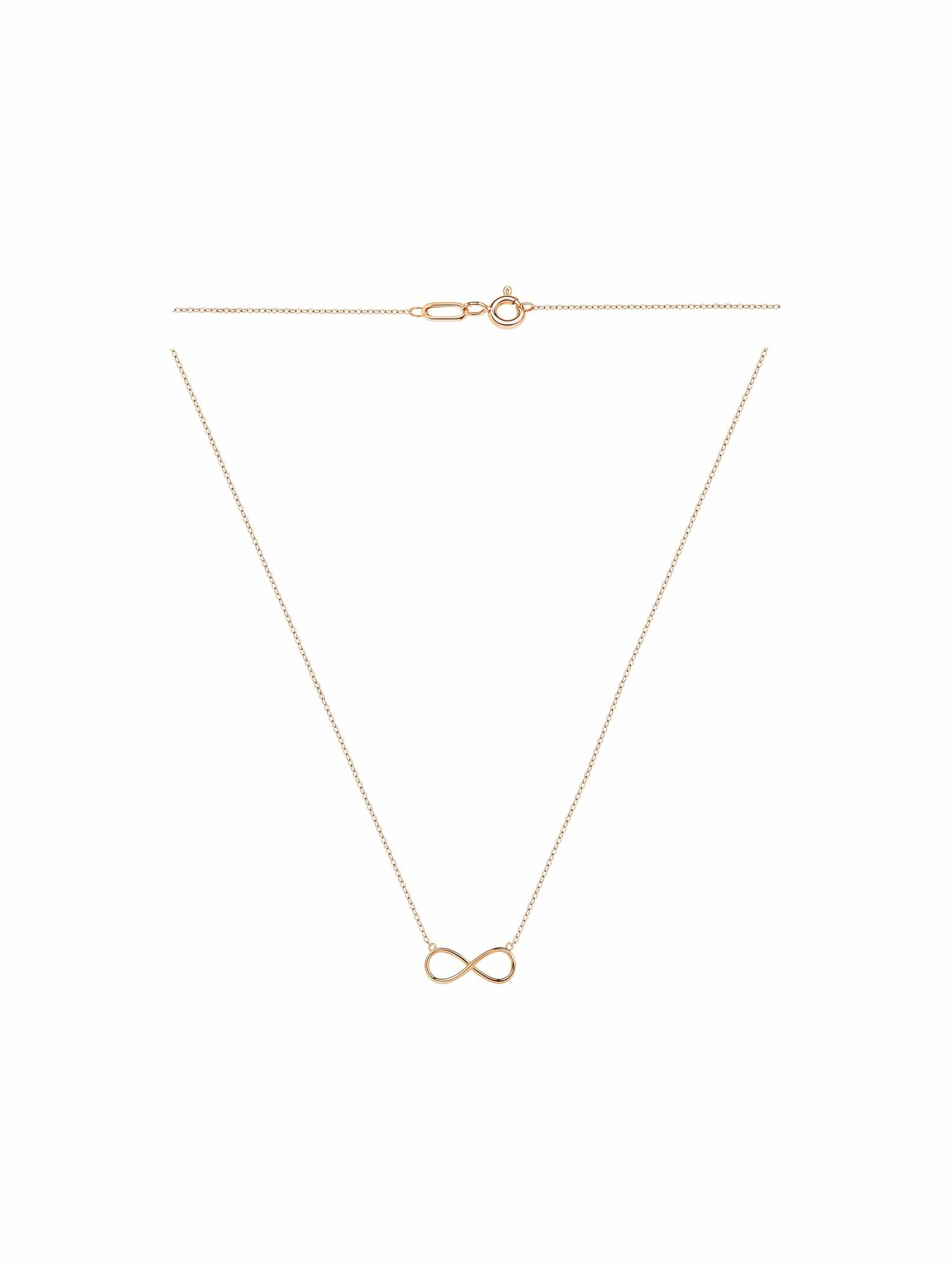 Колье, красное золото, 585 проба