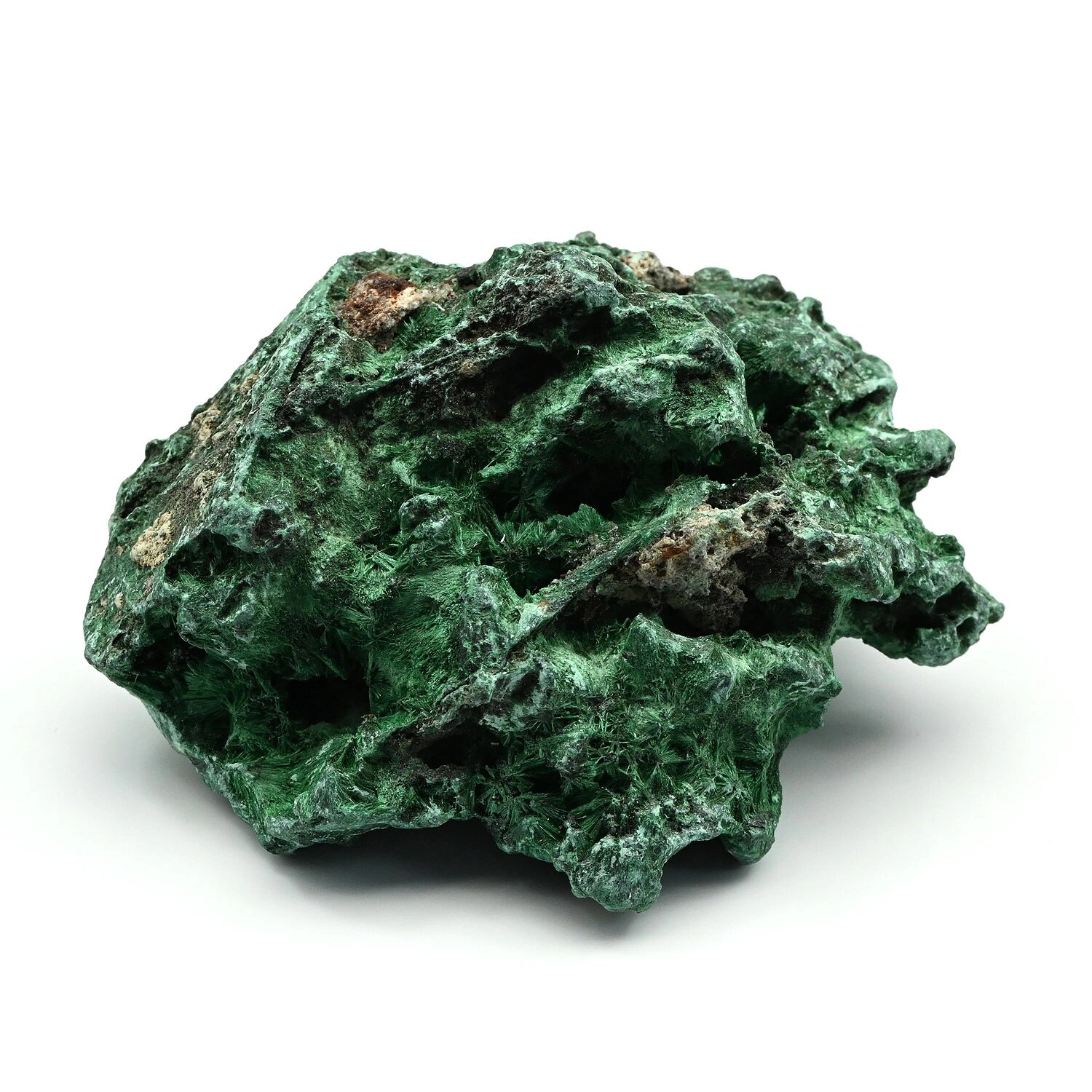 Плисовый малахит 75*63*49мм, 154г. .