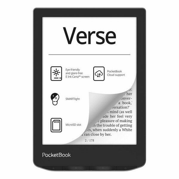 Электронная книга PocketBook 629 Verse Mist Grey (PB629-M-WW)