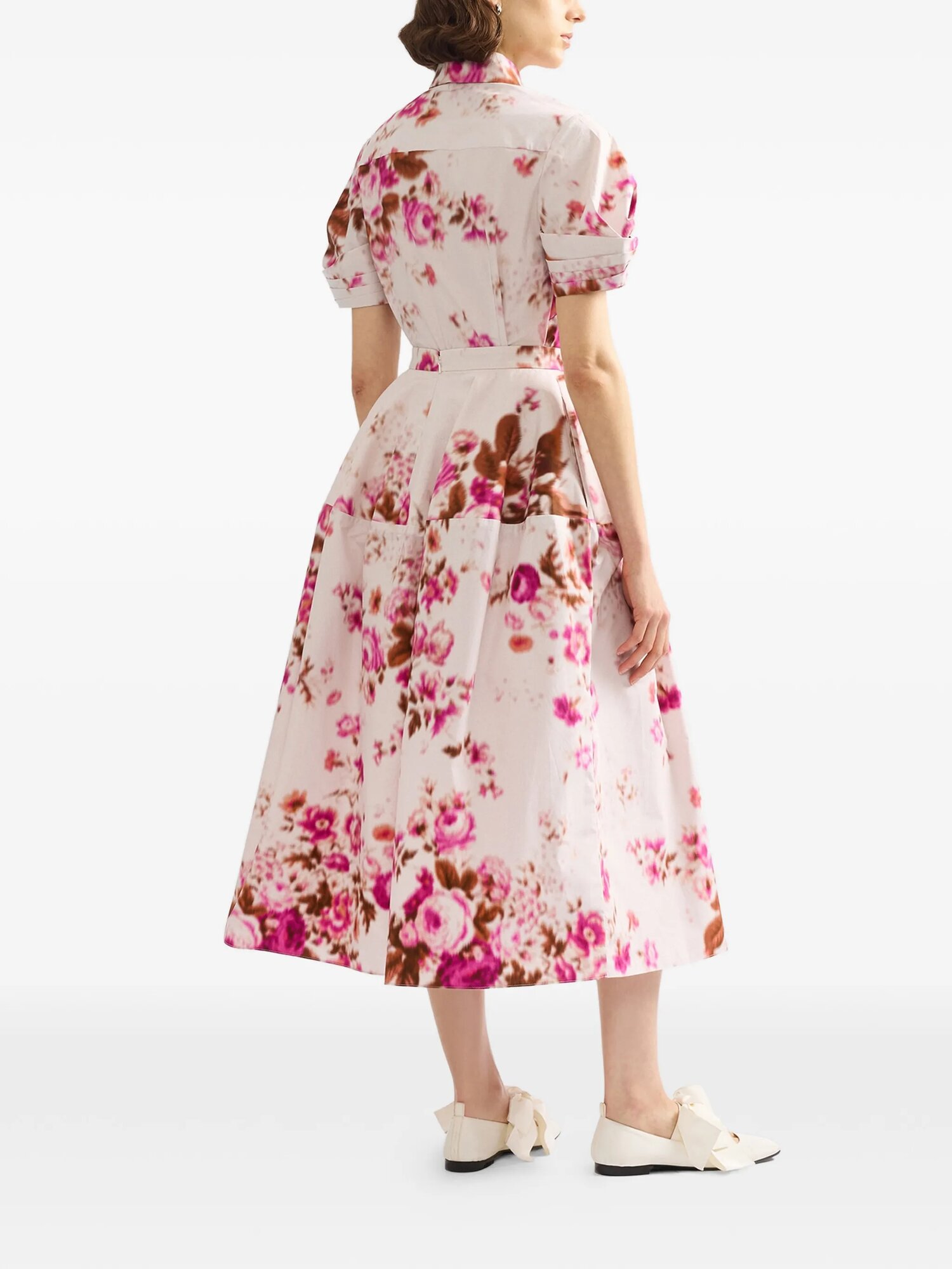 Юбка Erdem Floral-pattern skirt, размер 16, разноцветный — фото 1