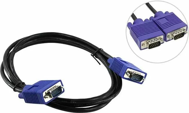 Кабель для монитора VGA 15M/15M 1.8м
