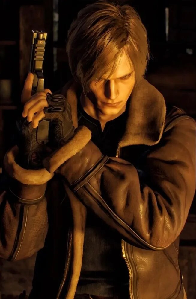 Алмазная Мозаика "Игра Resident Evil Леон Кеннеди" 30x40 См, Безрамная, Идеальна Для Дома, Украшения, Подарков.