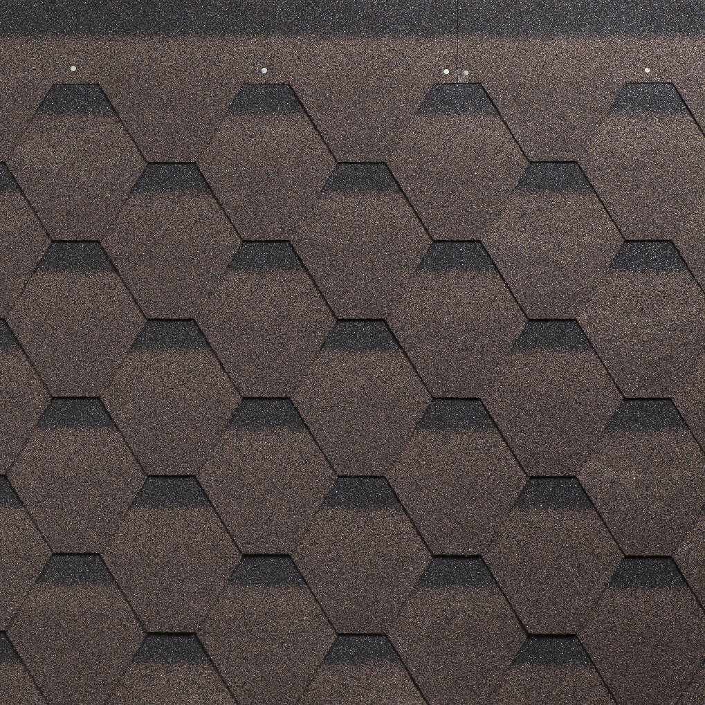 Гибкая черепица Технониколь Roofmast Соната коричневый 3 м² Технониколь