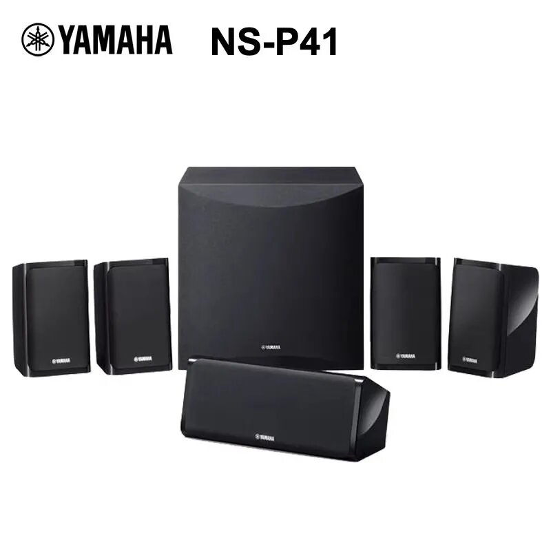 YAMAHA NS-P41 комбинированный набор спутниковых динамиков для домашнего кинотеатра в гостиной с 5.1-канальным экраном