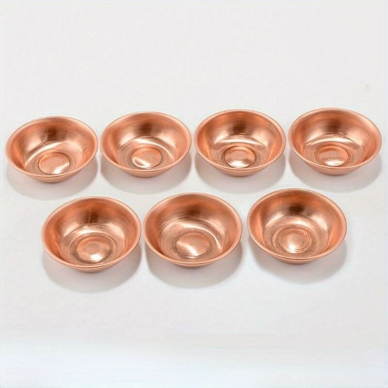 7шт Чистая медь Миска