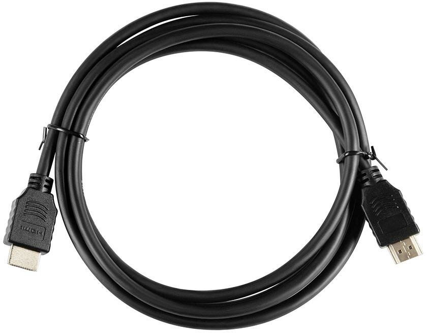 Кабель аудио-видео KingPrice HDMI m - HDMI m, 1,5 м, позолоченные контакты, черный (KP-HDMI-V2-1.5M)