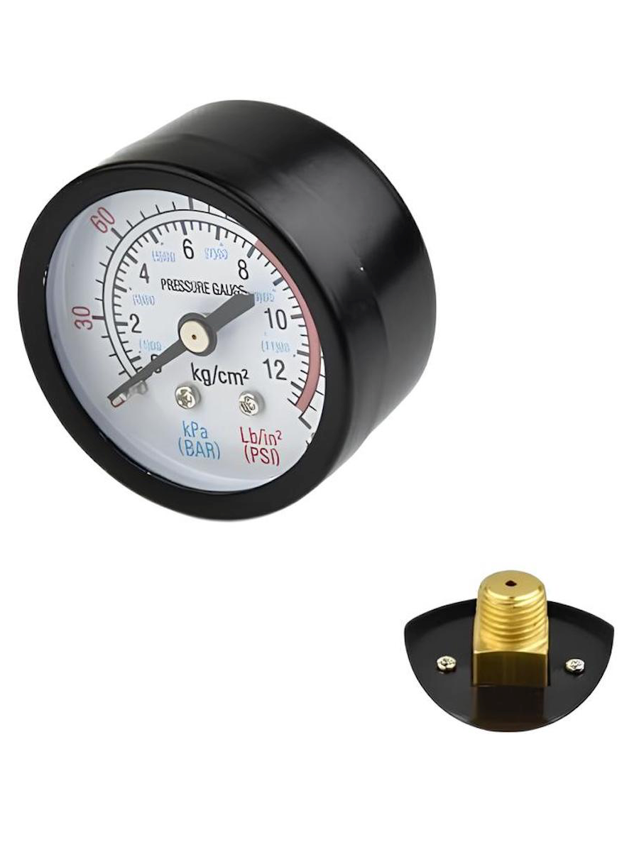 Манометр для компрессора 1/4" 8 бар DGM AC-150C (AC-150C-54)