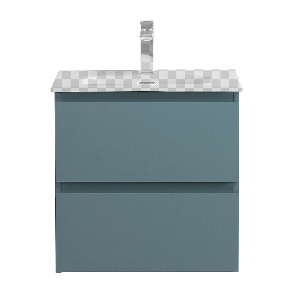 Тумба под раковину BelBagno Kraft 39 50 KRAFT 39-500/390-2C-SO-AO голубой матовый