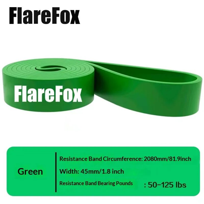 Эспандеры Flarefox для силовой тренировки Зеленый, Green