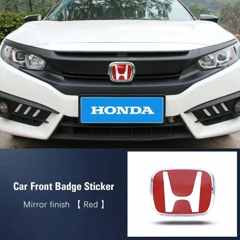 Эмблема Honda Red Mirror Finish для решетки радиатора