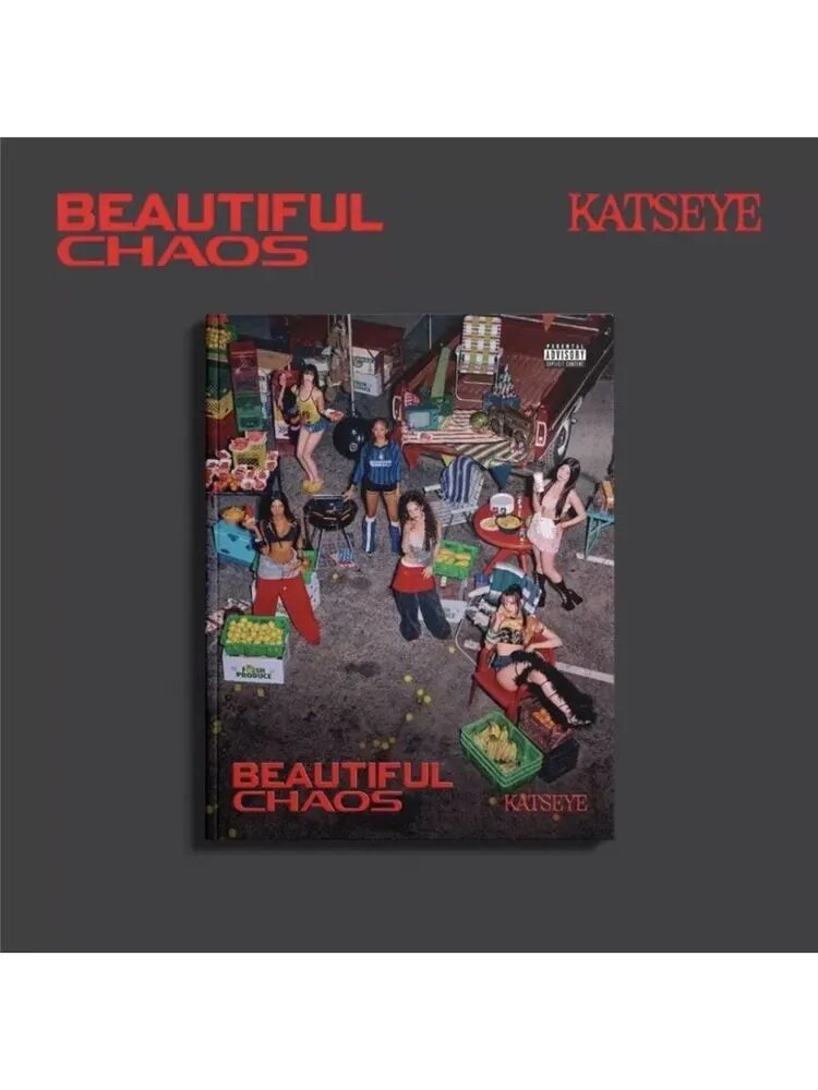 Альбом KATSEYE - BEAUTIFUL CHAOS Импортное издание из Кореи на CD, 2025 год — фото 1