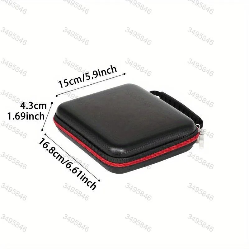 Жесткий Чехол EVA для Nintendo 2DS / 3DS XL, черный, для переноски и защиты