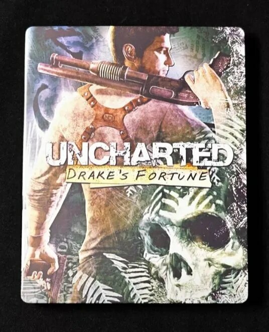 Uncharted Drake's Fortune PS3 Retro Edition Steelbook FantasyBox (Только стальной корпус, без диска с игрой)