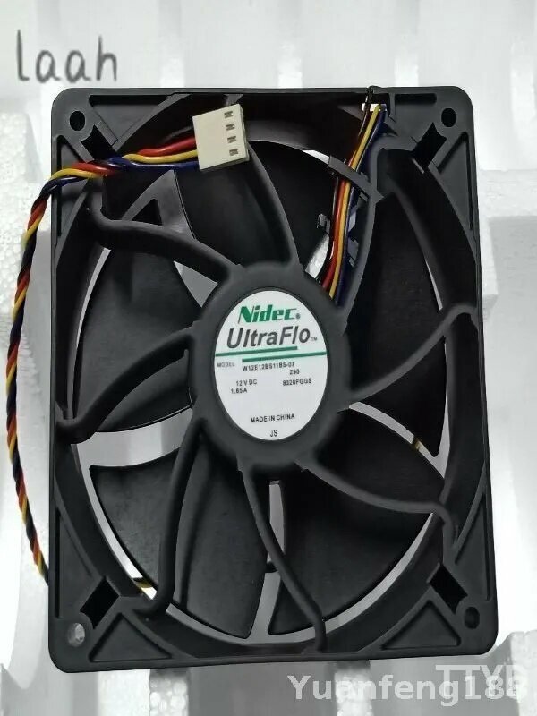 Вентилятор Nidec W12E12BS11B5 - 07 1.65A S17 T17 S19 6500RPM 120*120*38MM