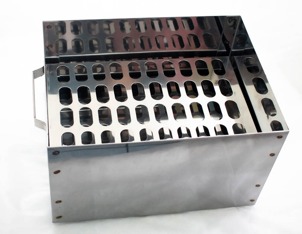 Петромаш Двухуровневая коптильня 50х25х20см нерж. сталь 1мм 59921