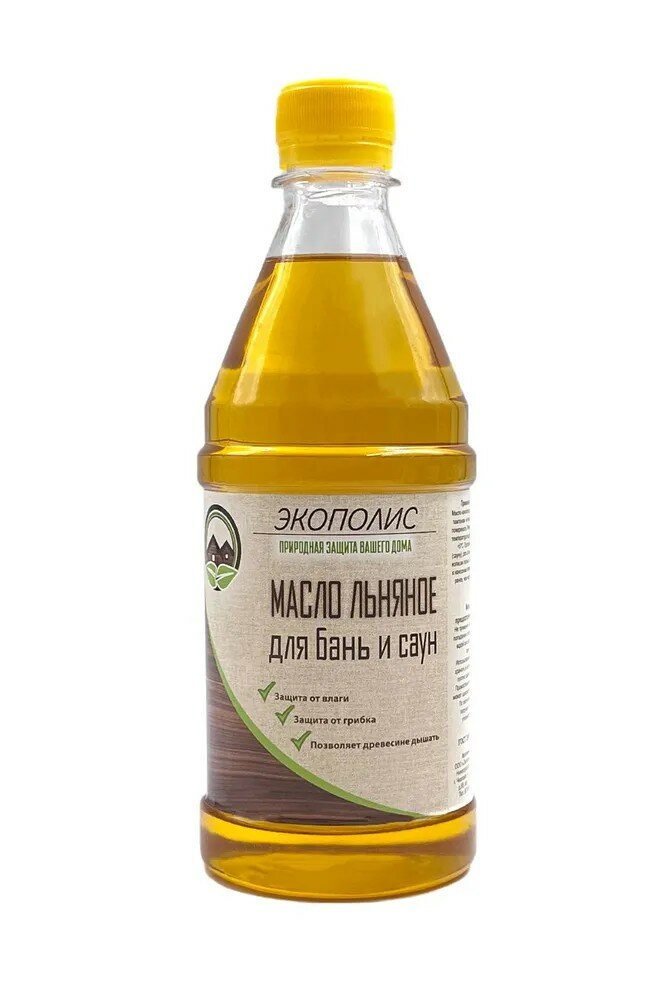 Экополис Масло льняное для бань и саун 0,5 л mldbs05