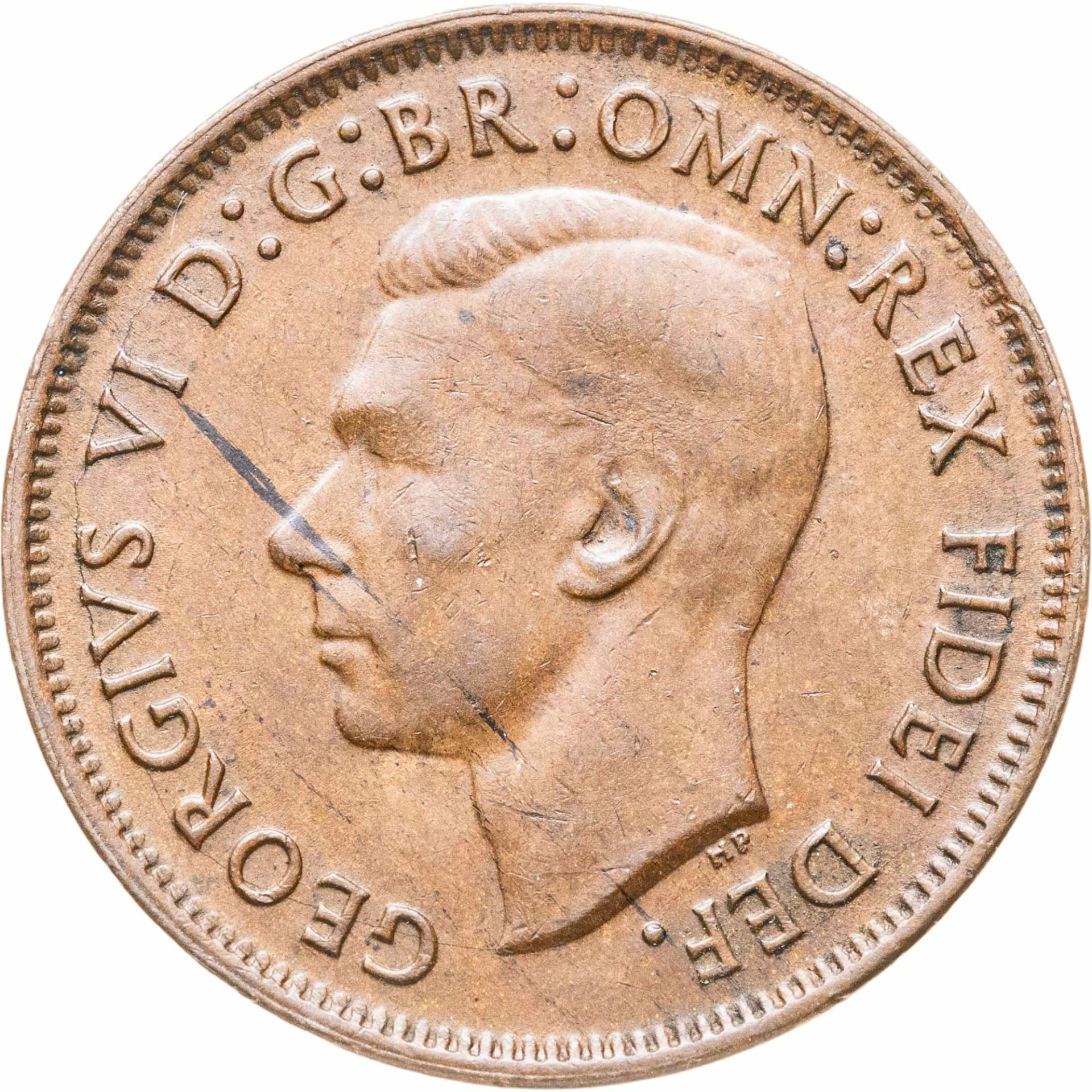 Австралия 1/2 пенни (penny) 1950