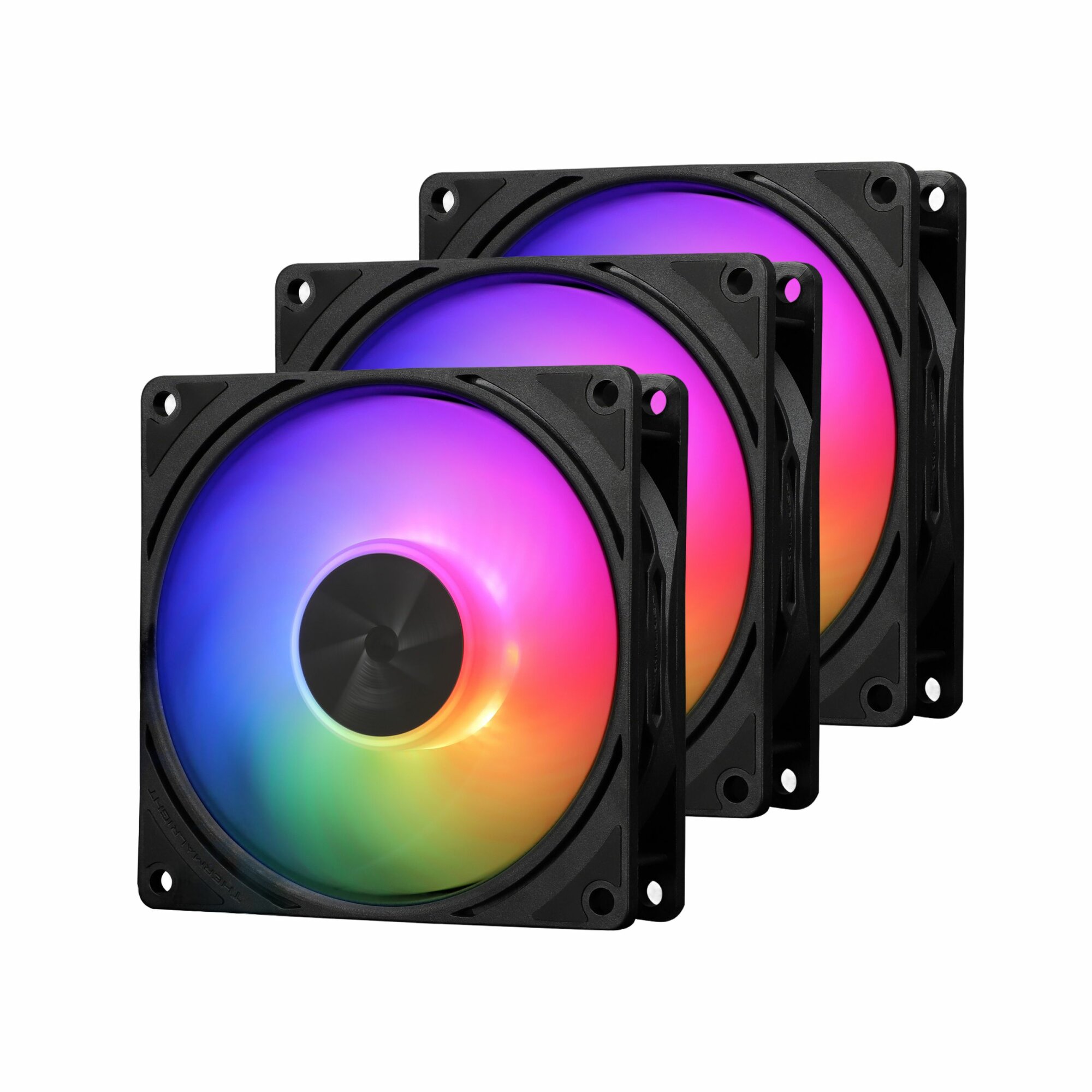 Комплект вентиляторов для корпуса 3 шт. Thermalright TL-P9-S ARGB / 92x92x25 мм, 2200 об/мин, 24 дБА, PWM, ARGB подсветка / TRTLP9S