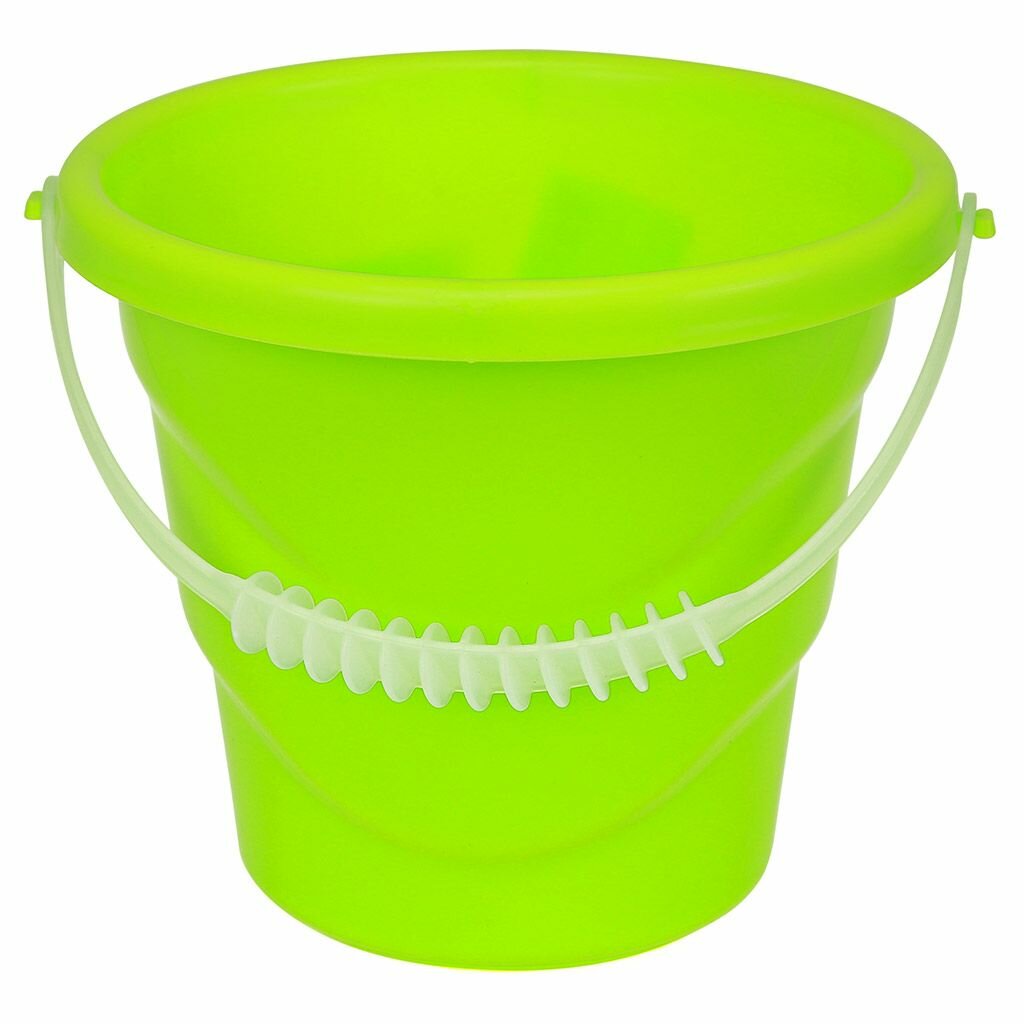 Ведро детское КНР пластмассовое 1,4 л, д 16 см, h 14 см, зеленое