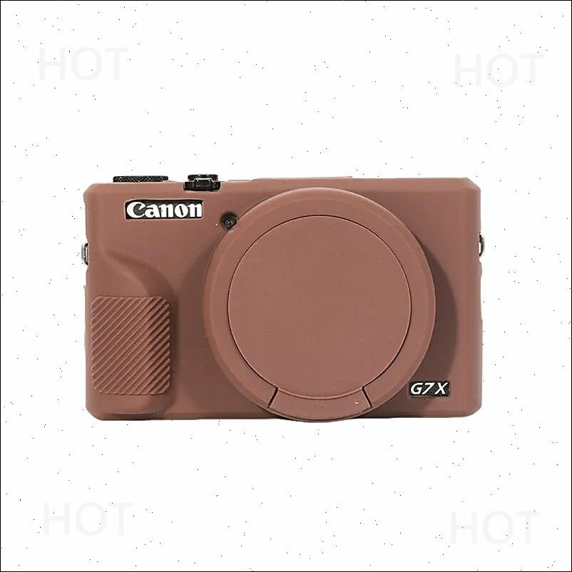 Защитный силиконовый чехол для фотоаппарата Canon Powershot G7X Mark III G7XIII G7XM3 G7X3 ультра-тонкая полимерная из мягкого качественного силикона