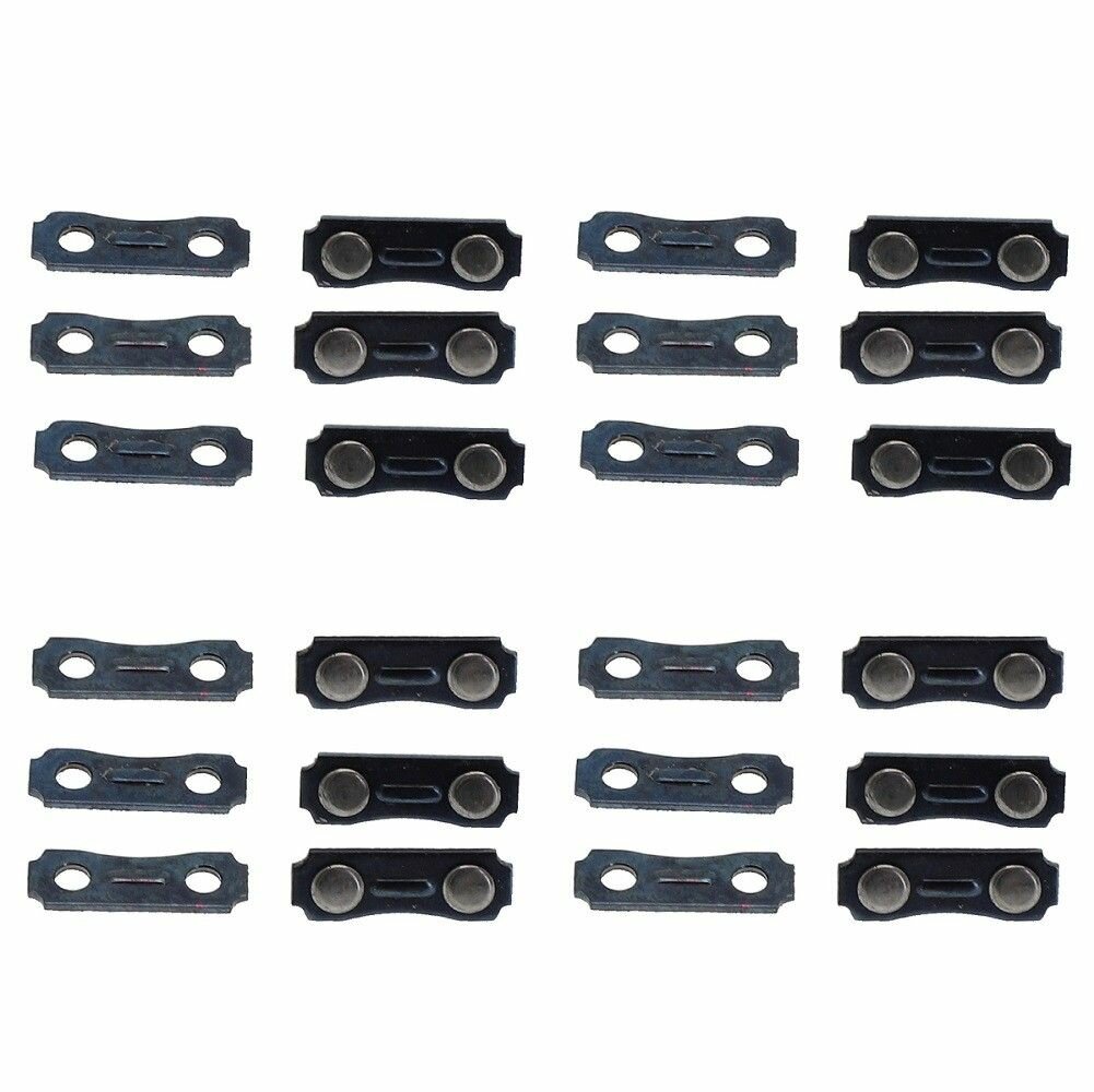 12 Комплектов Звеньев Цепи Бензопилы Размер Ремонтной детали 3 / 8LP Шаг - 0,050 Калибр