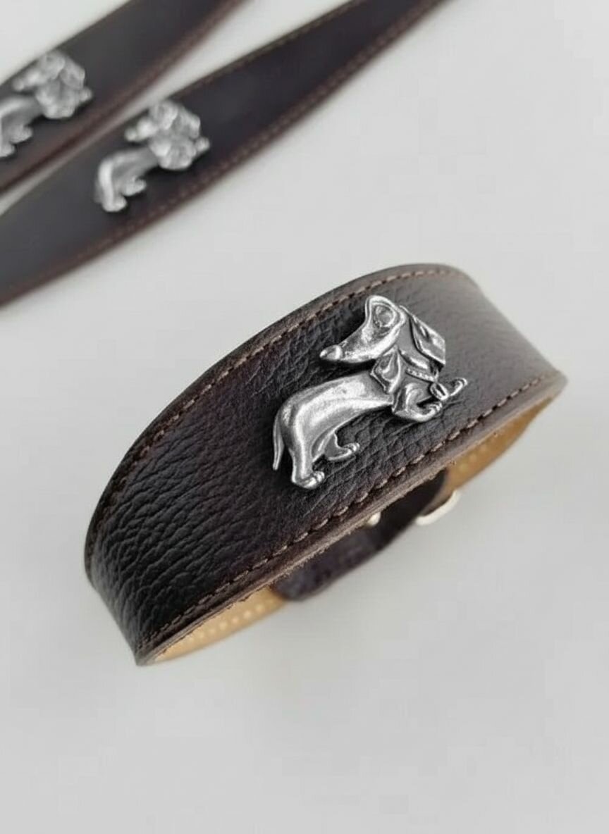 Ошейник селедка для собак такс средних малых маленьких пород dog collar
