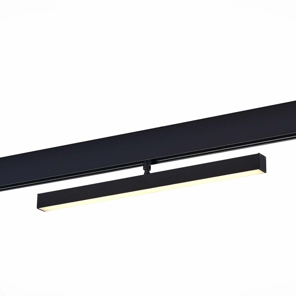 ST802.436.12 ST-Luce Магнитный трековый светильник Черный LED 1*12W 3000K 700Lm Ra>90 120° IP20 L405xW22,5xH.