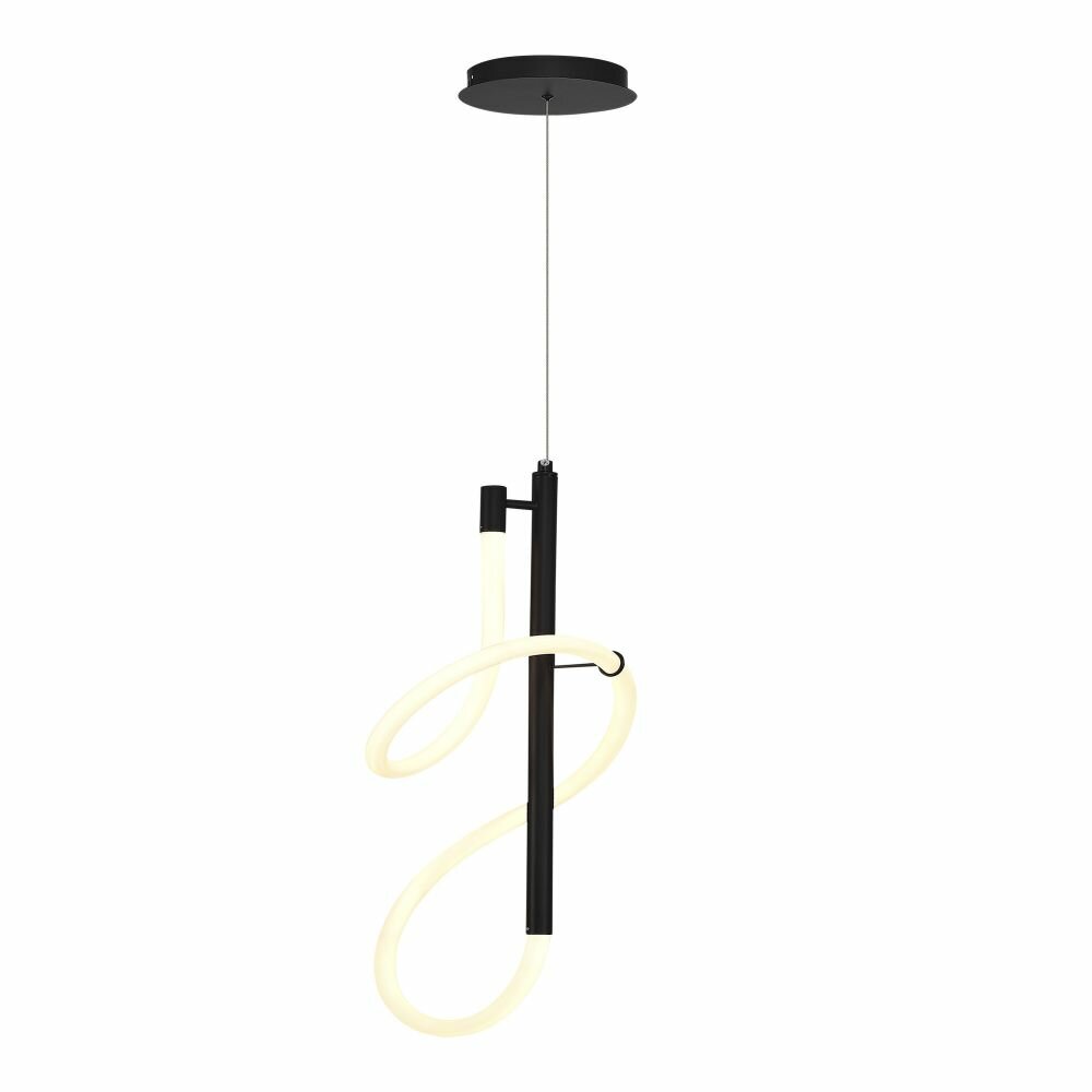 SL6102.403.16 Светильник подвесной ST-Luce Черный/Белый LED 1*16W 3000K.