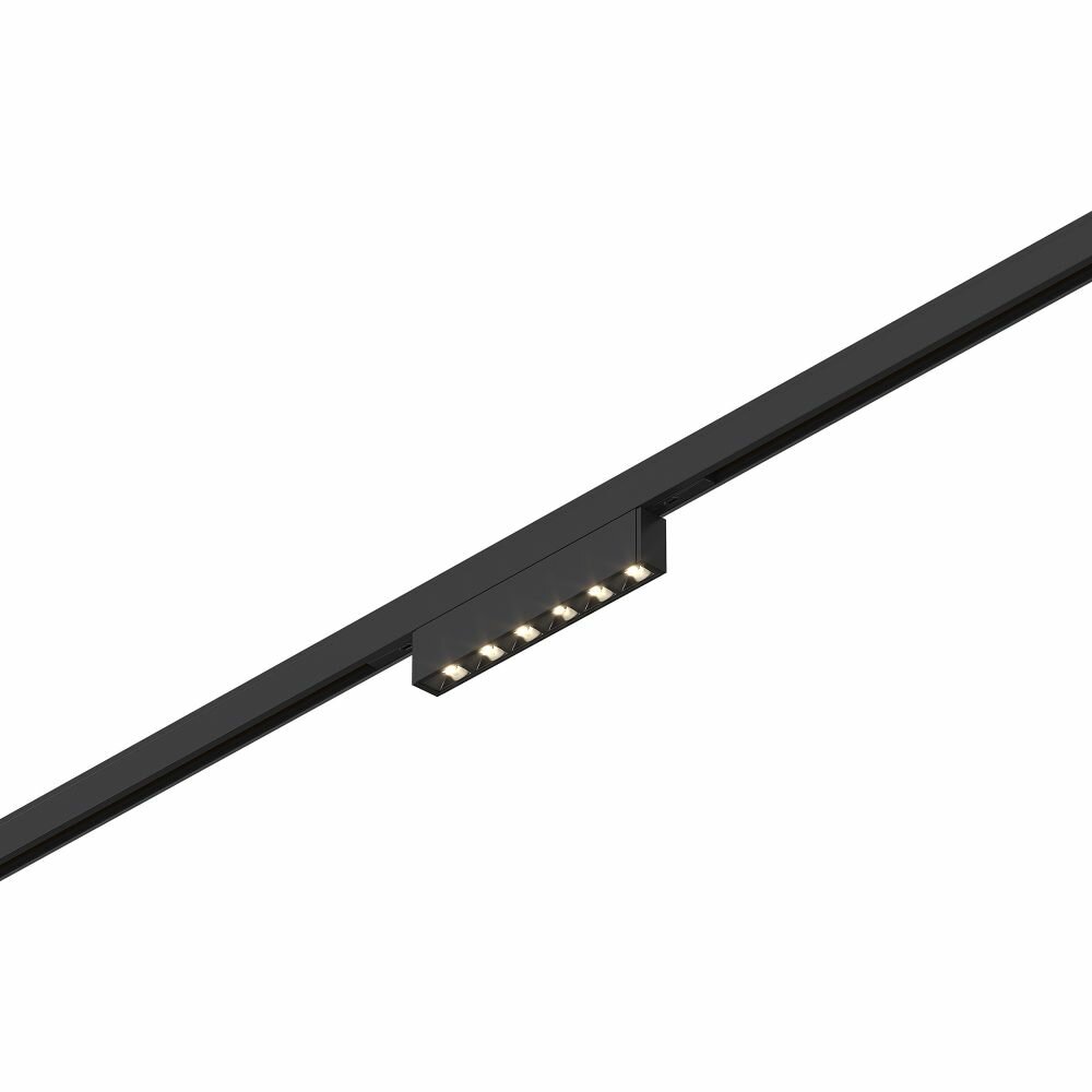 ST666.436.05 ST-Luce Магнитный трековый светильник Черный LED 1*5W 3000K 220Lm Ra>90 IP20 L100xW10xH18 24V.