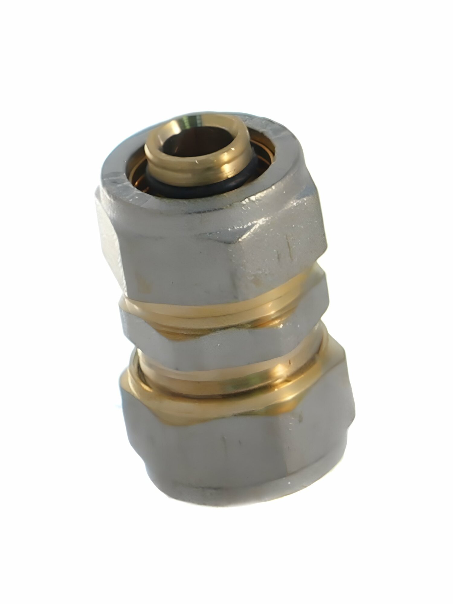 Металлопластиковая муфта Frap с цангой, 16х16 мм