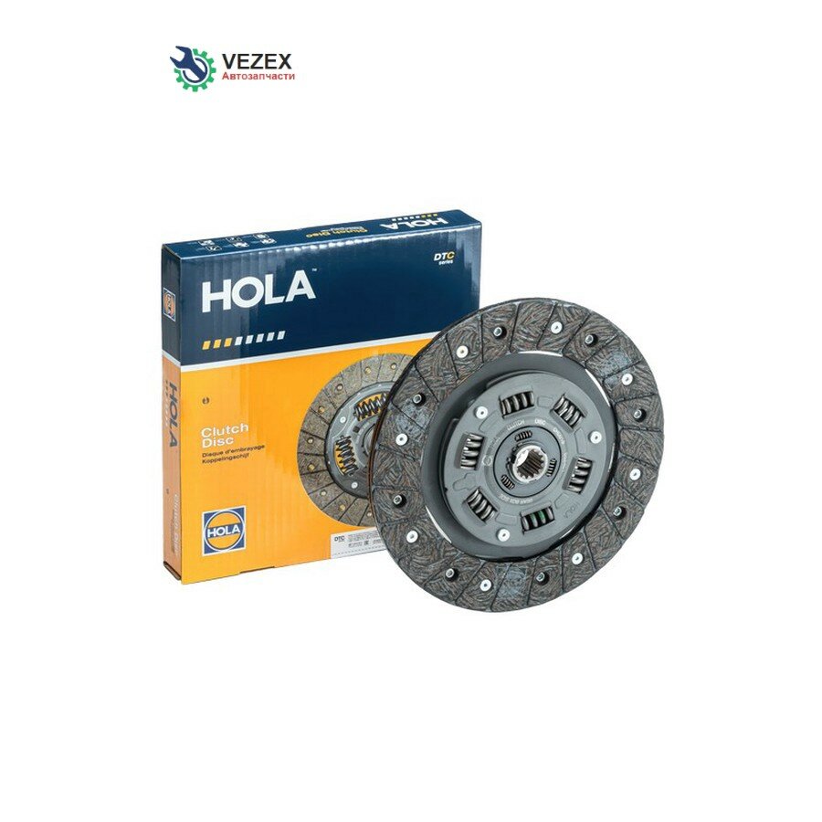HOLA CHD018 Диск сцепления CHEVROLET Aveo (T300) 1.2 (A12XEL, A12XER), 1.4 (A14XER) (gbox. F17) OPEL Astra G 1.2,