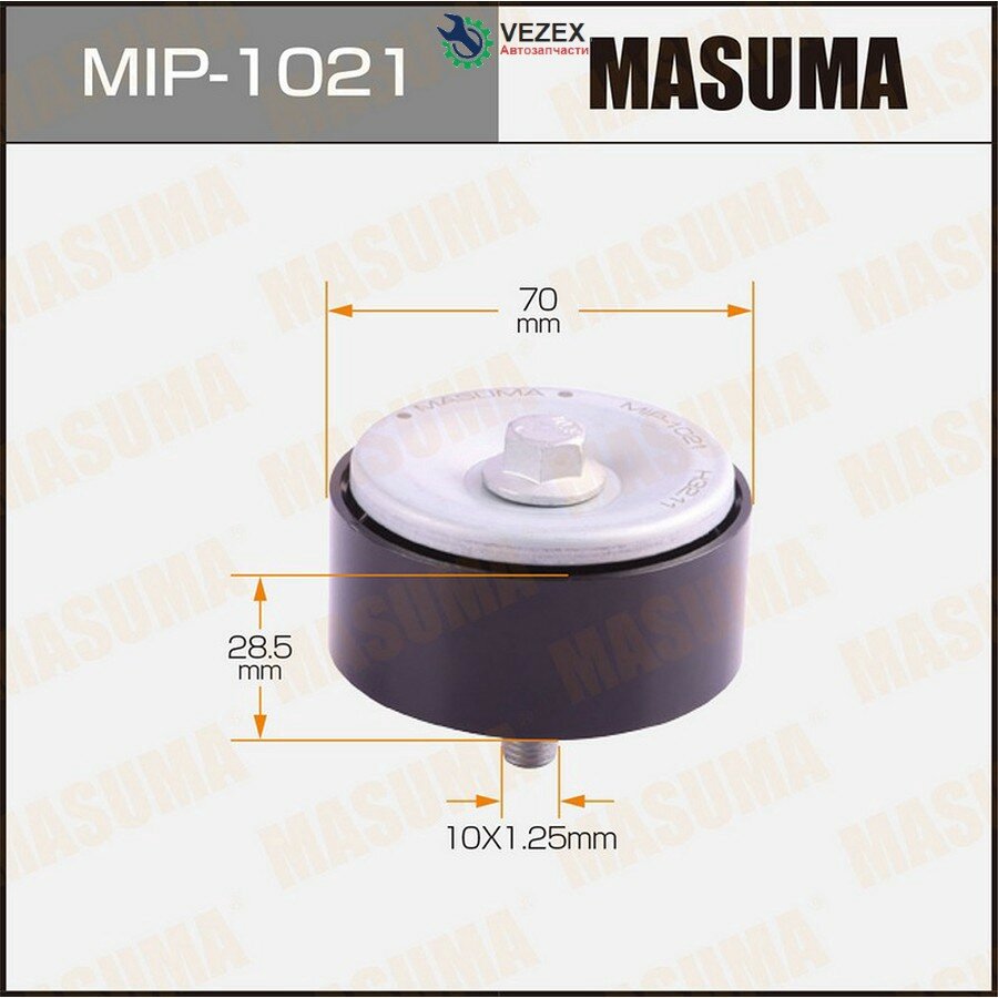 MASUMA MIP-1021 ролик ремня приводного !\Toyota