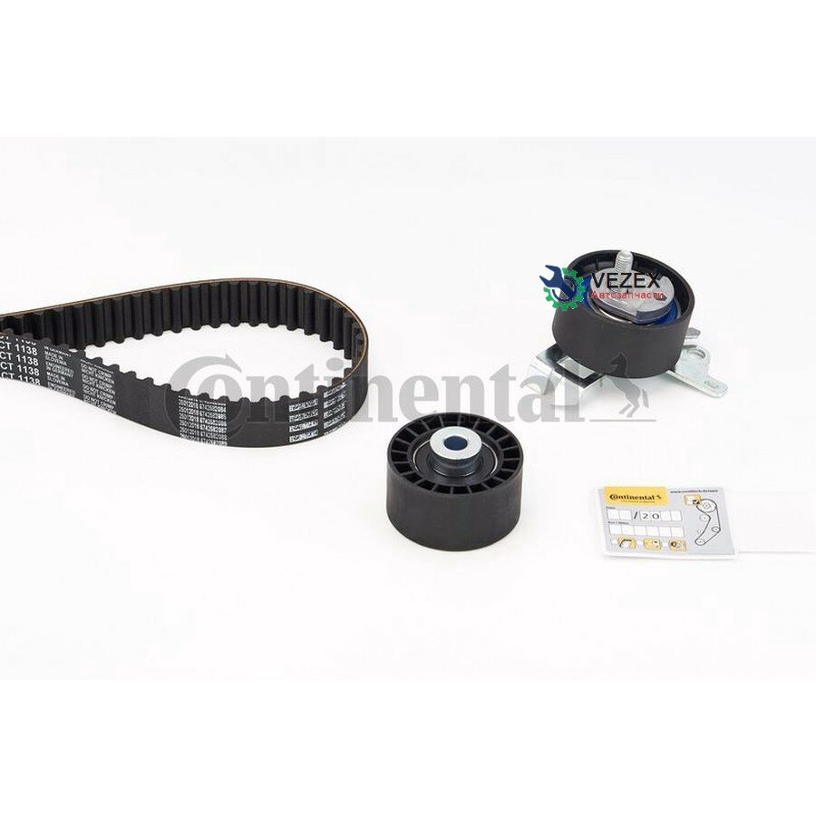 CONTINENTAL CT1138K1 Ремень ГРМ зубчатый с роликами, комплект