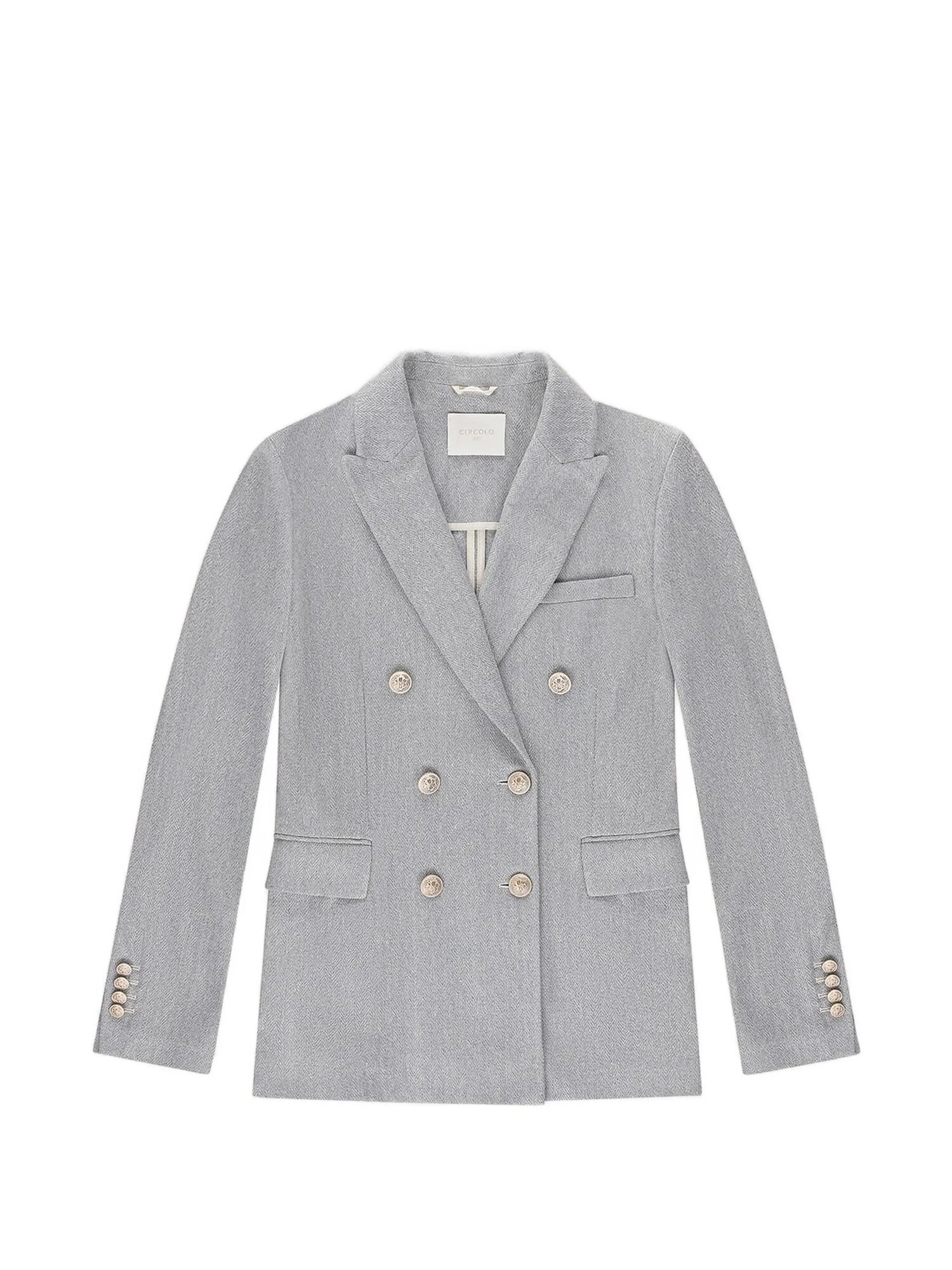 Пиджак Double-breasted herringbone blazer