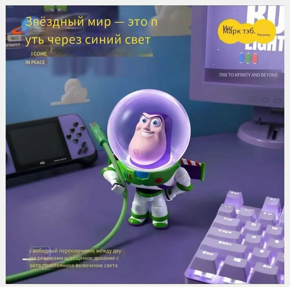 Игрушка Buzz Lightyear Bubble Head Tide Toy — фото 1