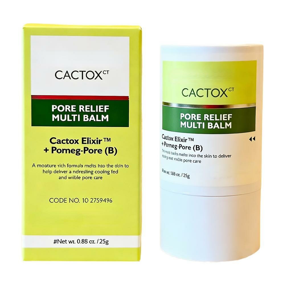 Кактусовый бальзам-стик для облегчения пор, Мгновенный охлаждающий крем