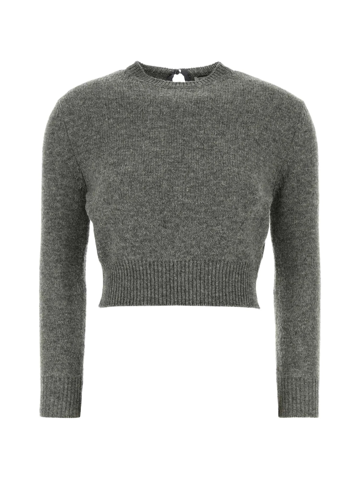Свитер Cropped crewneck sweater