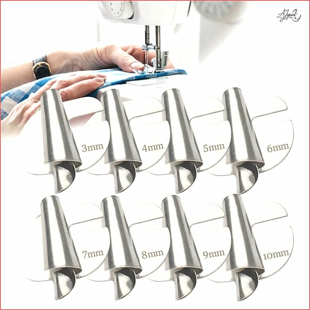 Эксклюзивный комплект из 8 изогнутых лапок для оверлока и подгибки, 310 мм, предназначен для бытовых швейных машин