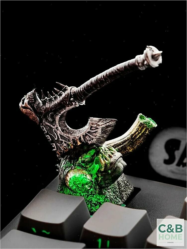 Кейкапы для механической клавиатуры - Ледяной дракон, World of Warcraft Artisan WOW Keycap Esc смола, клей