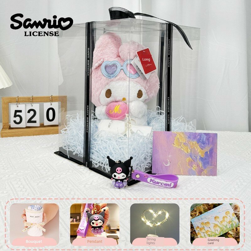 Аутентичная кукла Sanrio Melody, милая плюшевая игрушка, подушка для куклы, подарок на день рождения для лучшего друга