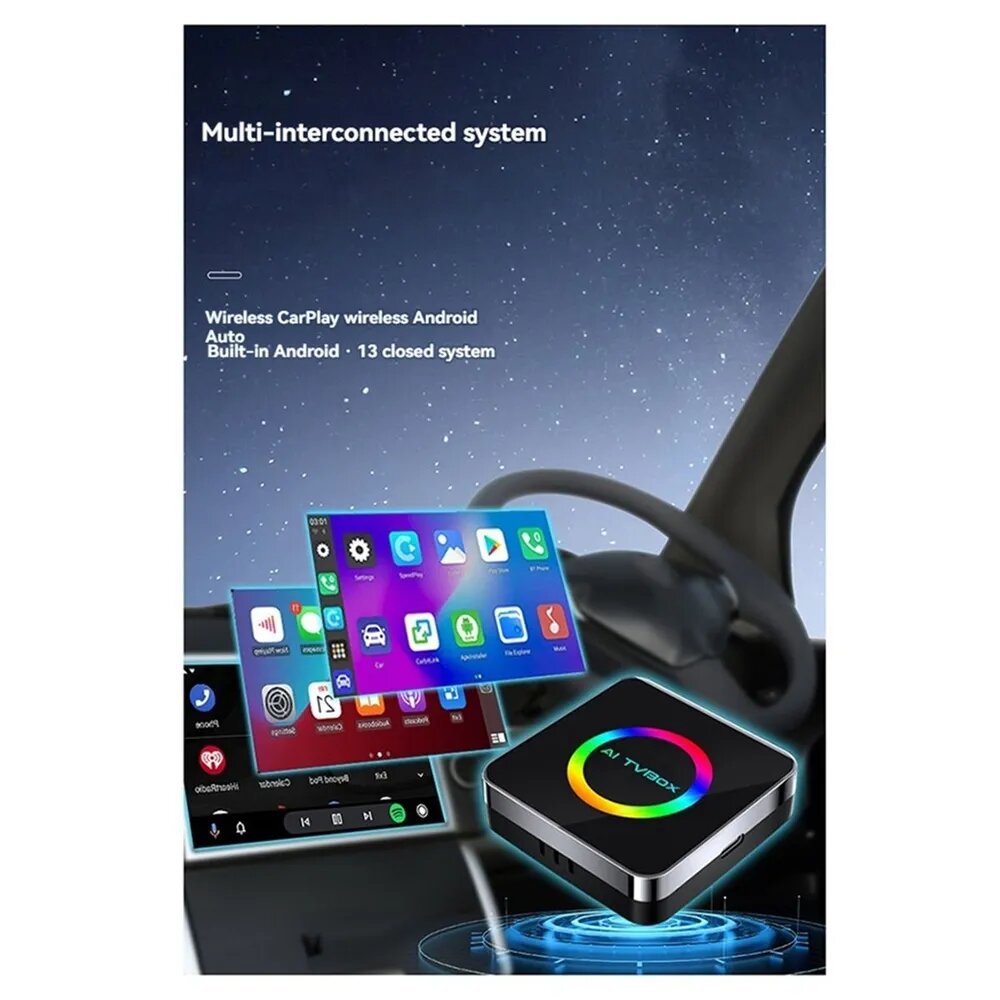 Беспроводной Carplay/Android Auto Carplay для Android Ai Box 2G+32G