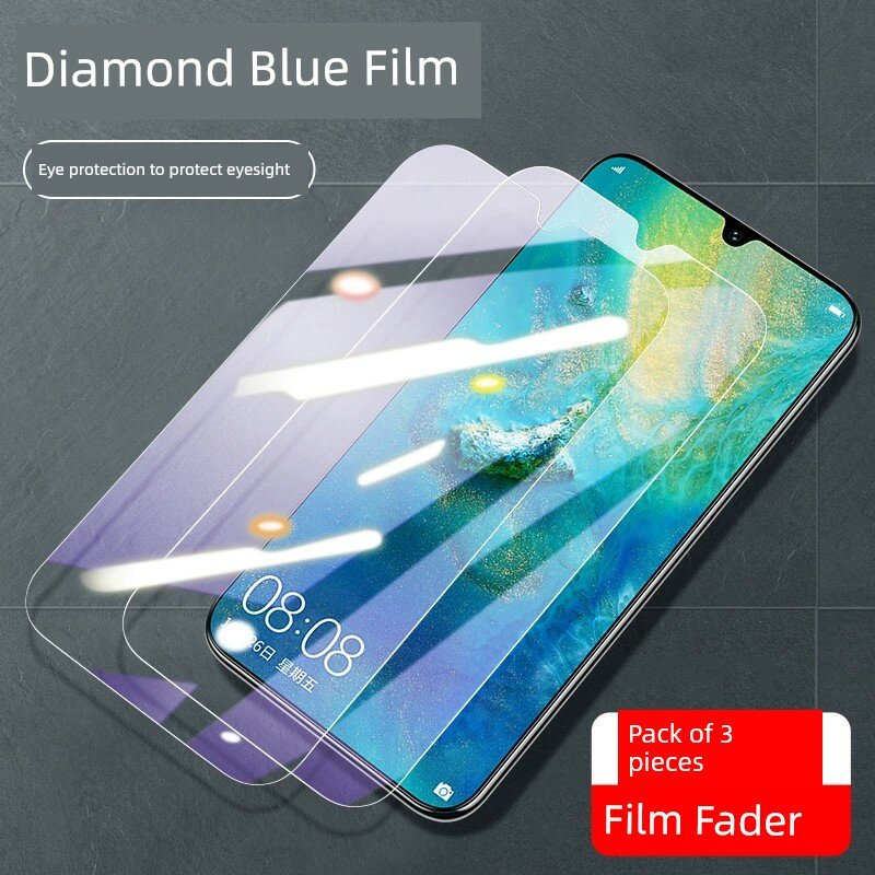 Huawei Mate 20 X Защитный экран с фильтрацией синего света, комплект из 3 шт. с инструментом нанесения и задней пленкой