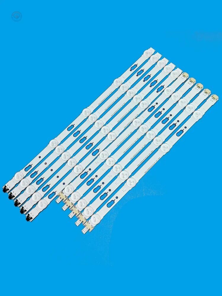 Подсветка для телевизора Samsung UE40JU/UE40KU/UE40MU, комплект 10 LED-планок LM41-00120R, V5DU-400DCA-R1, длина 813 мм, совместимая с матрицами CY-GJ040FLLV1V и аналогичными
