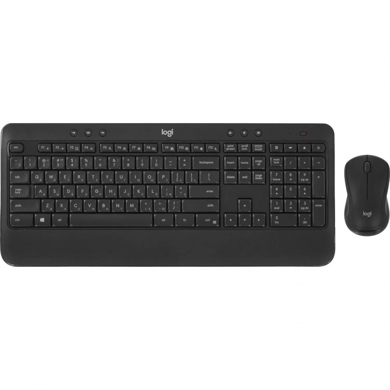 Набор клавиатура+мышь Logitech MK540, черный, USB беспров slim(920-008691) 2374284