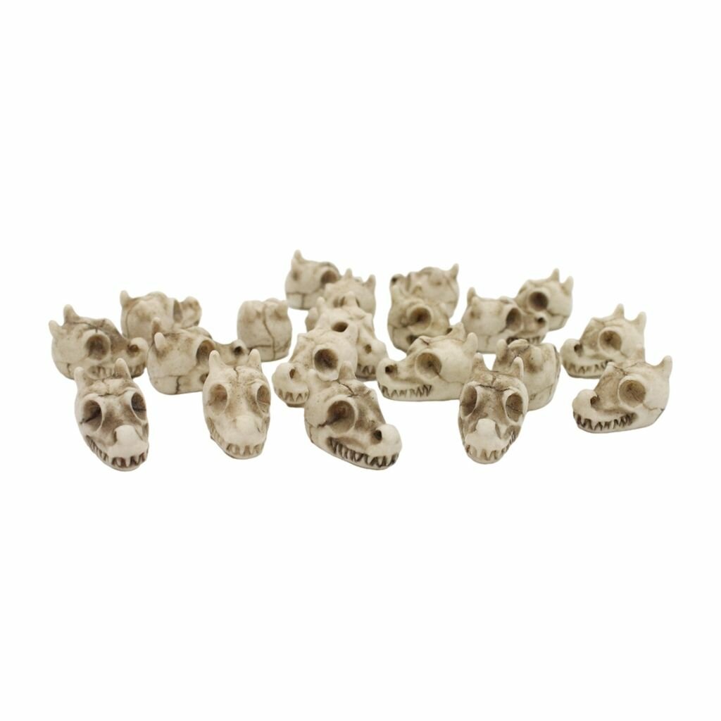 Миниатюрные черепа, набор из 20 шт.