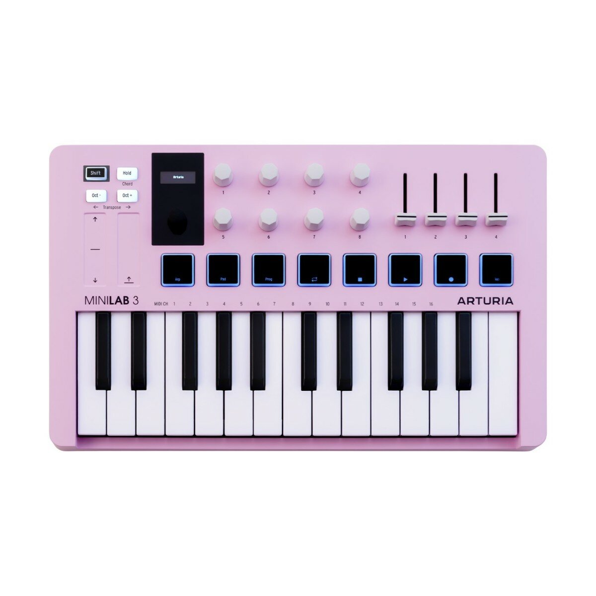 Arturia MiniLab 3 Rose Quartz MIDI Keyboard Controller