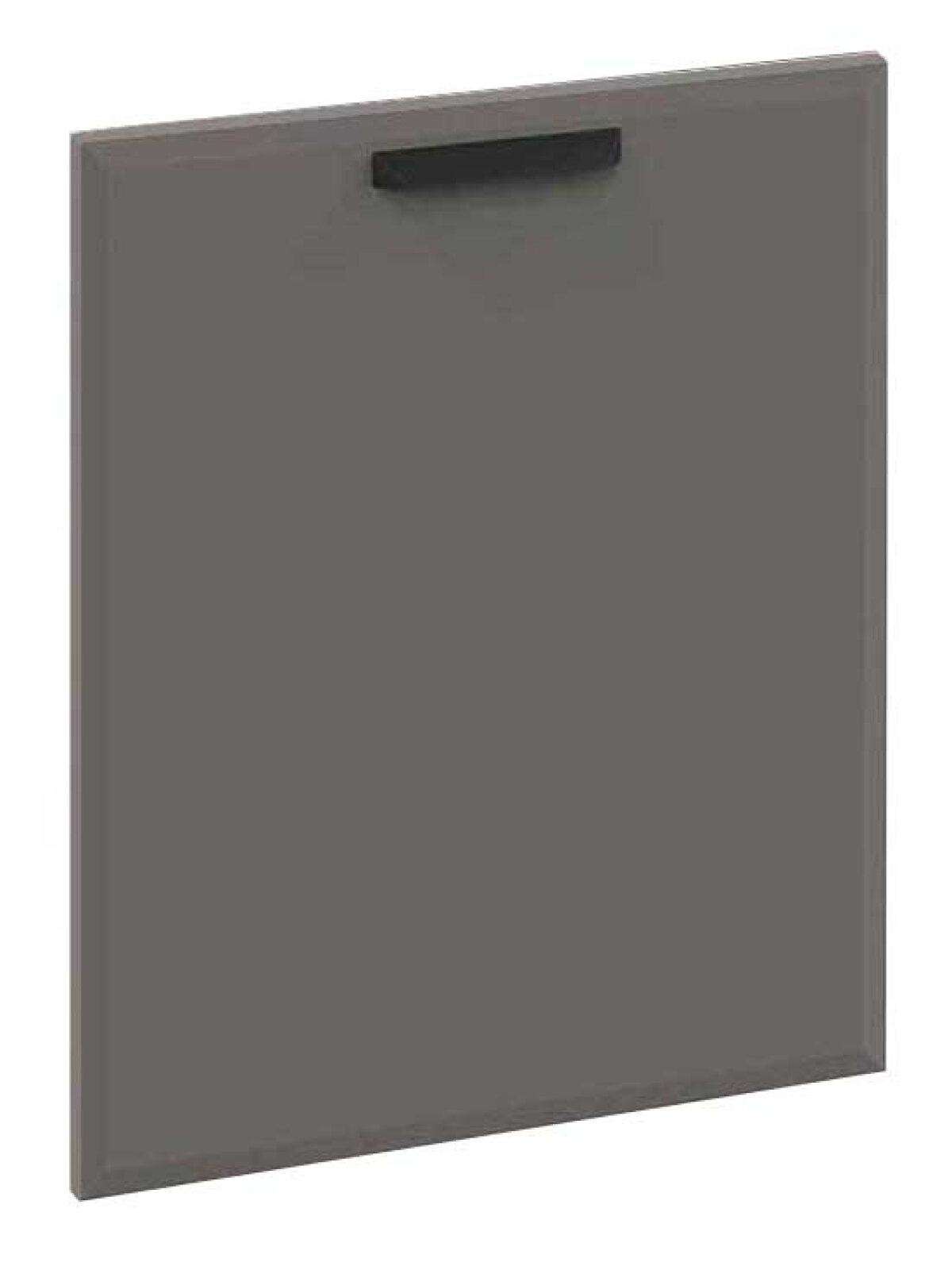 Фасад для посудомоечной машины 600 мм Ф-105 асфальт супермат (Призма) Huge Mebel. Ширина 600. Кухонные фасады