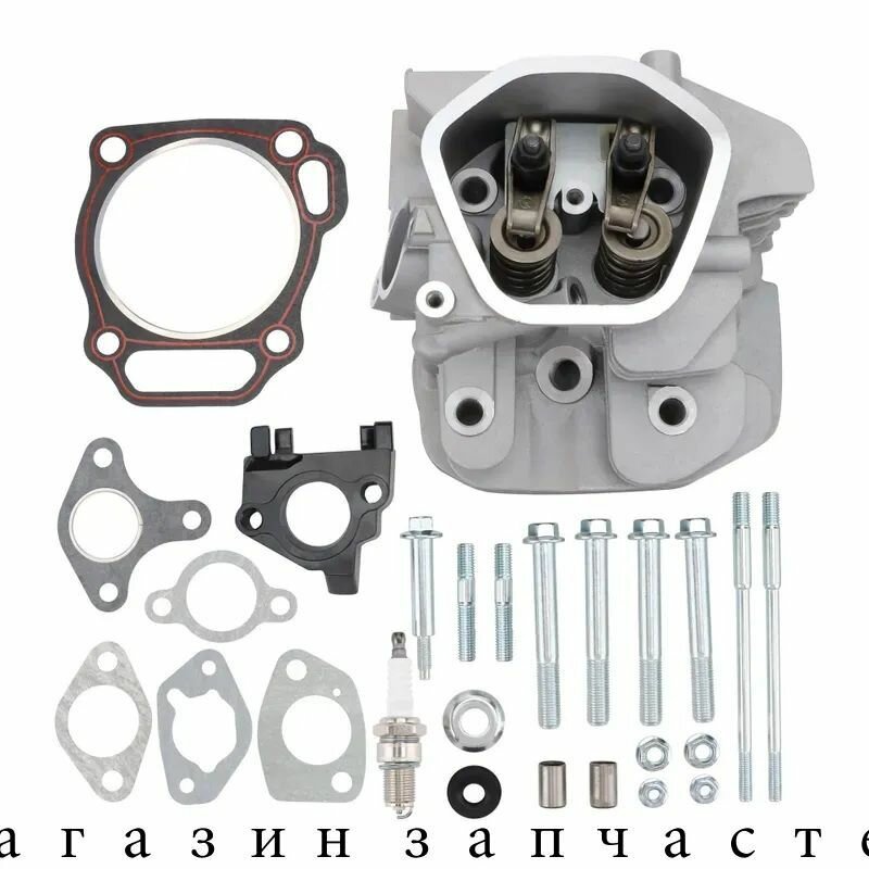 Головка блока цилиндра Honda GX390, Lifan 188F-190F, Champion G390-G420 для мотоблока / генератора / снегоуборщика, мотобуксировщика и пр. мощностью 13-15 л. с.