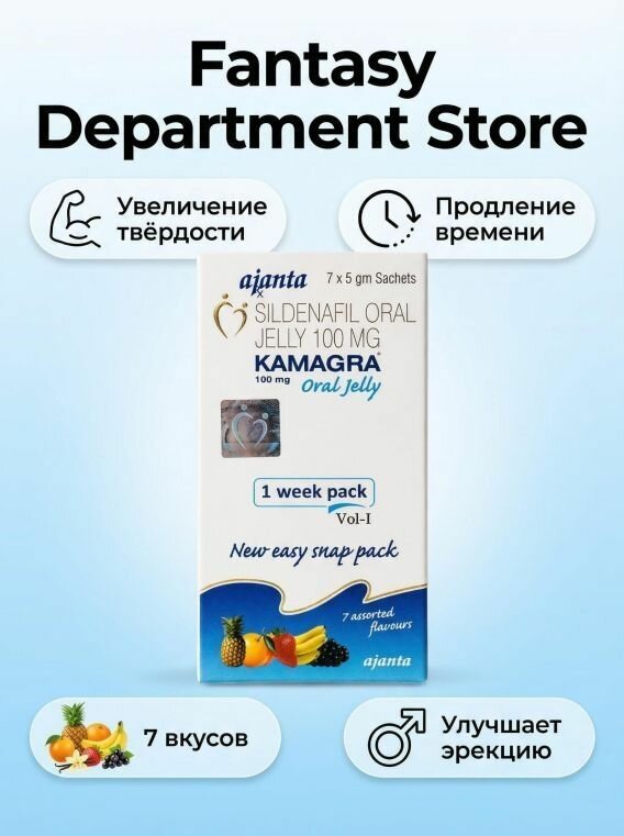 Лечение Kamagra желе / Ранняя эякуляция / Эрекция и сила